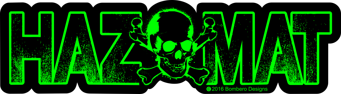 HAZMAT Sticker – Bombero Designs